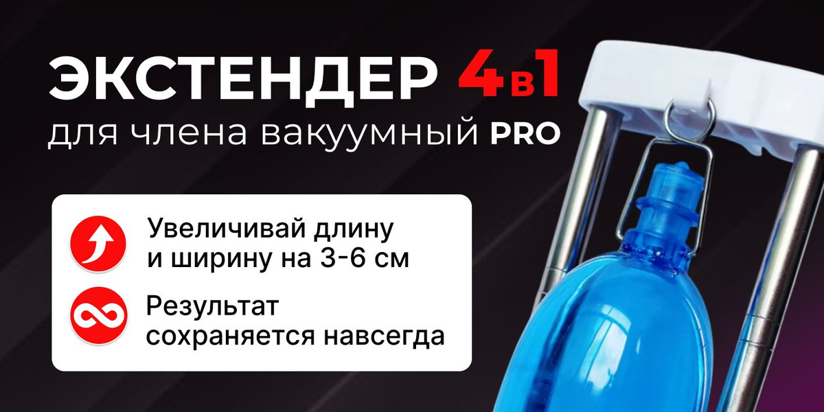 Экстендер для увеличения члена SizeMaster Pro 4в1, 18+ товары для ...