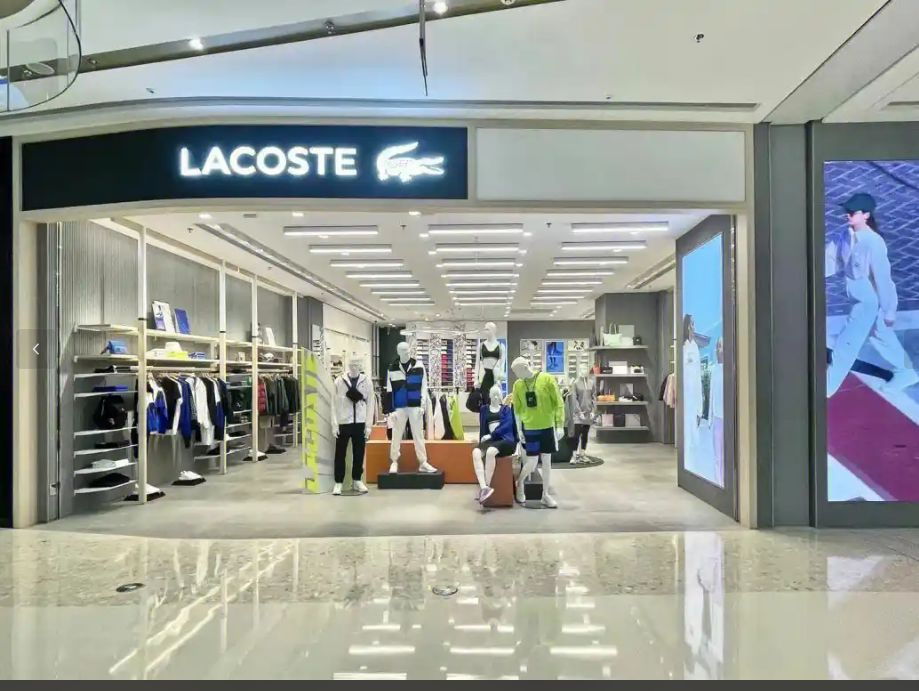Платье Женский Lacoste милитари, сигнальный синий джинсовое ...