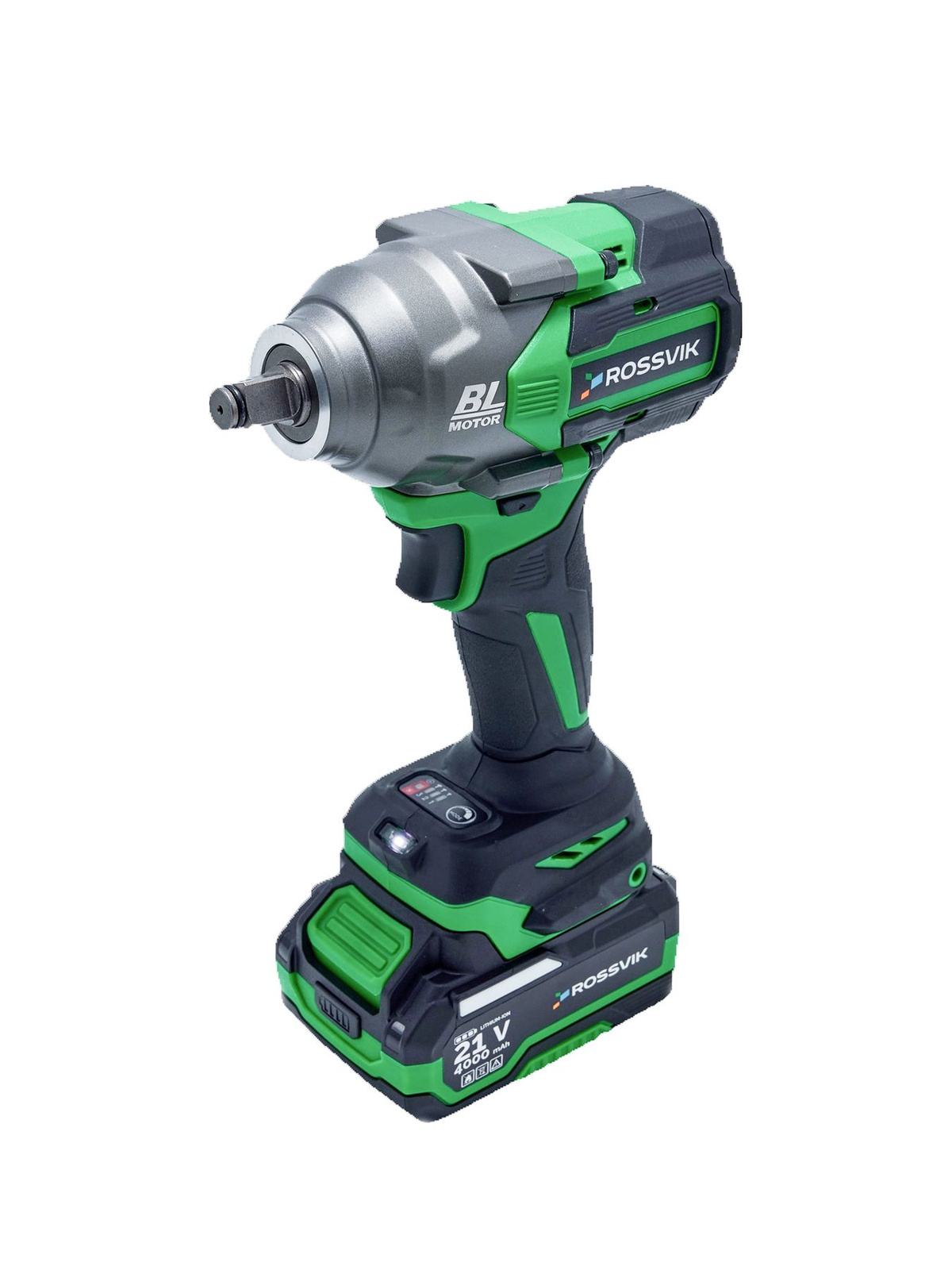 ROSSVIK Гайковерт аккумуляторный ударный бесщеточный 21в 1000нм RIW-1000 1АКБ купить на OZON по ...
