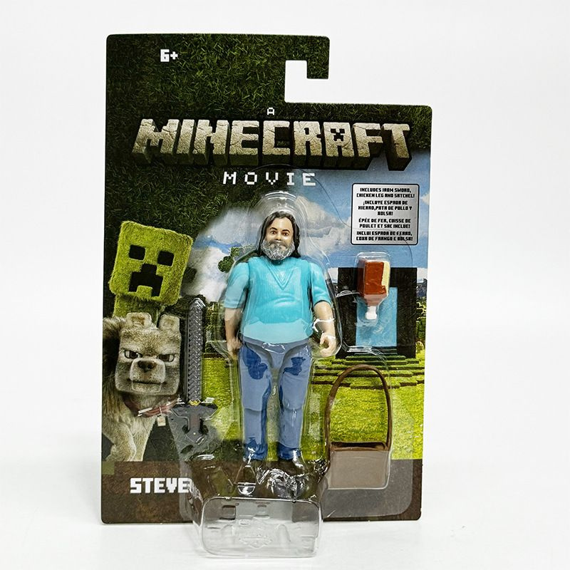 Minecraft Mc Movies 2025 Happy Meal Toys Steve Dennis Creeper Piglin ...