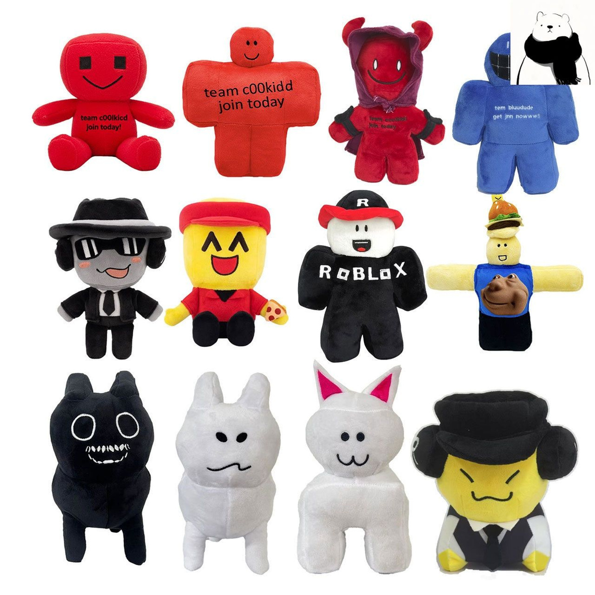 плюшевая игрушка forsaken chance plush / Gubby Roblox купить на OZON по ...