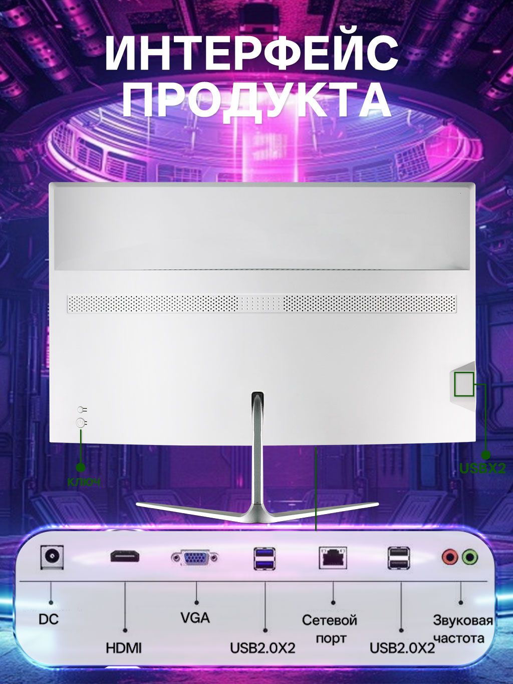 19" Моноблок A19 (Intel Core i3-3110M, RAM 8 ГБ, SSD 128 ГБ, Intel HD ...