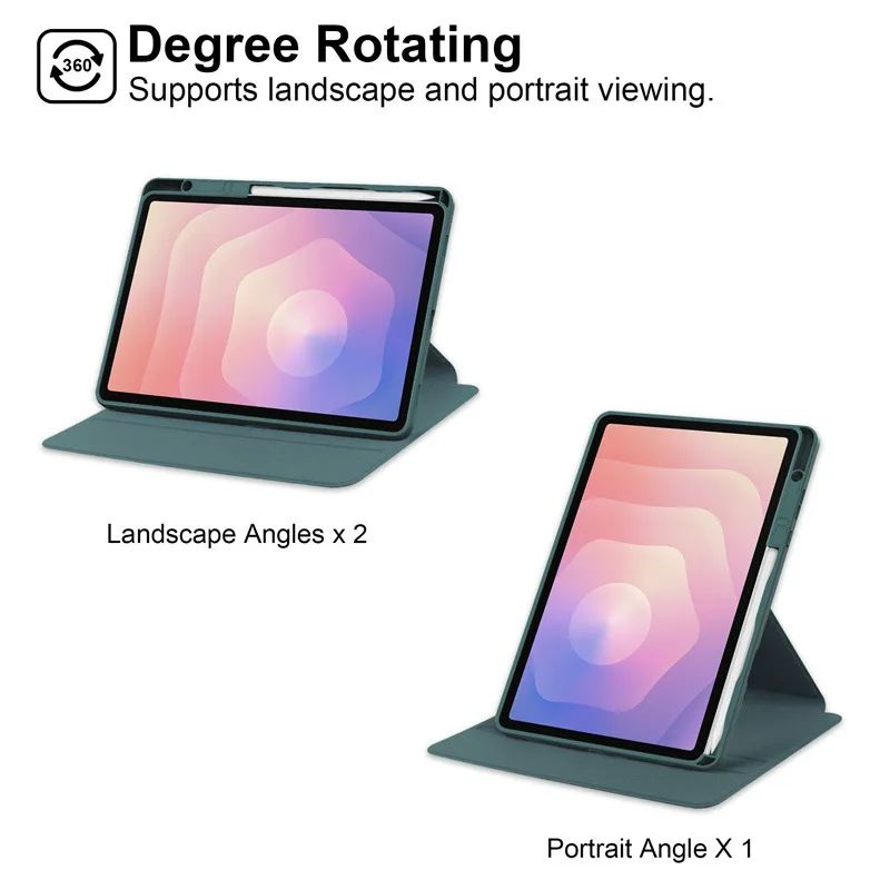 Умный чехол для For Samsung Galaxy Tab S11 5G 11 дюймов 2025 SM-X730 стенд вращающийся кожаный ...