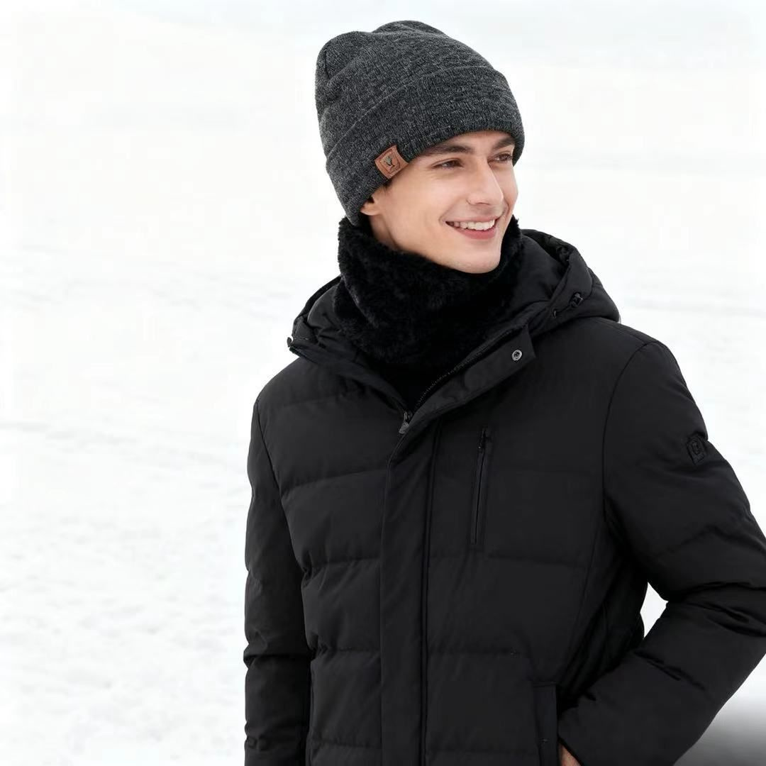 Шапка бини OZERO зимняя вязаная мужская унисекс серая,Размер от 50 до 62 купить на OZON по ...