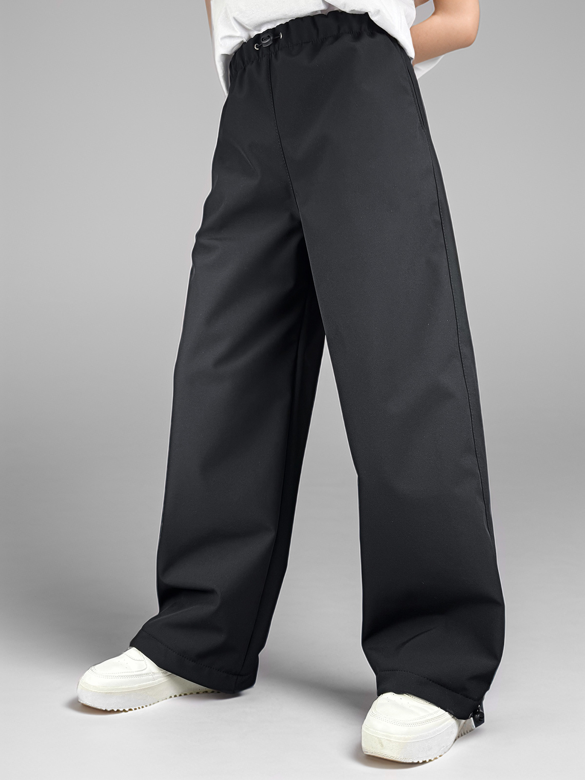 Брюки Мальчики, Девочки MamiDreams карго, утепленные черный кварц Мембранные материалы ...