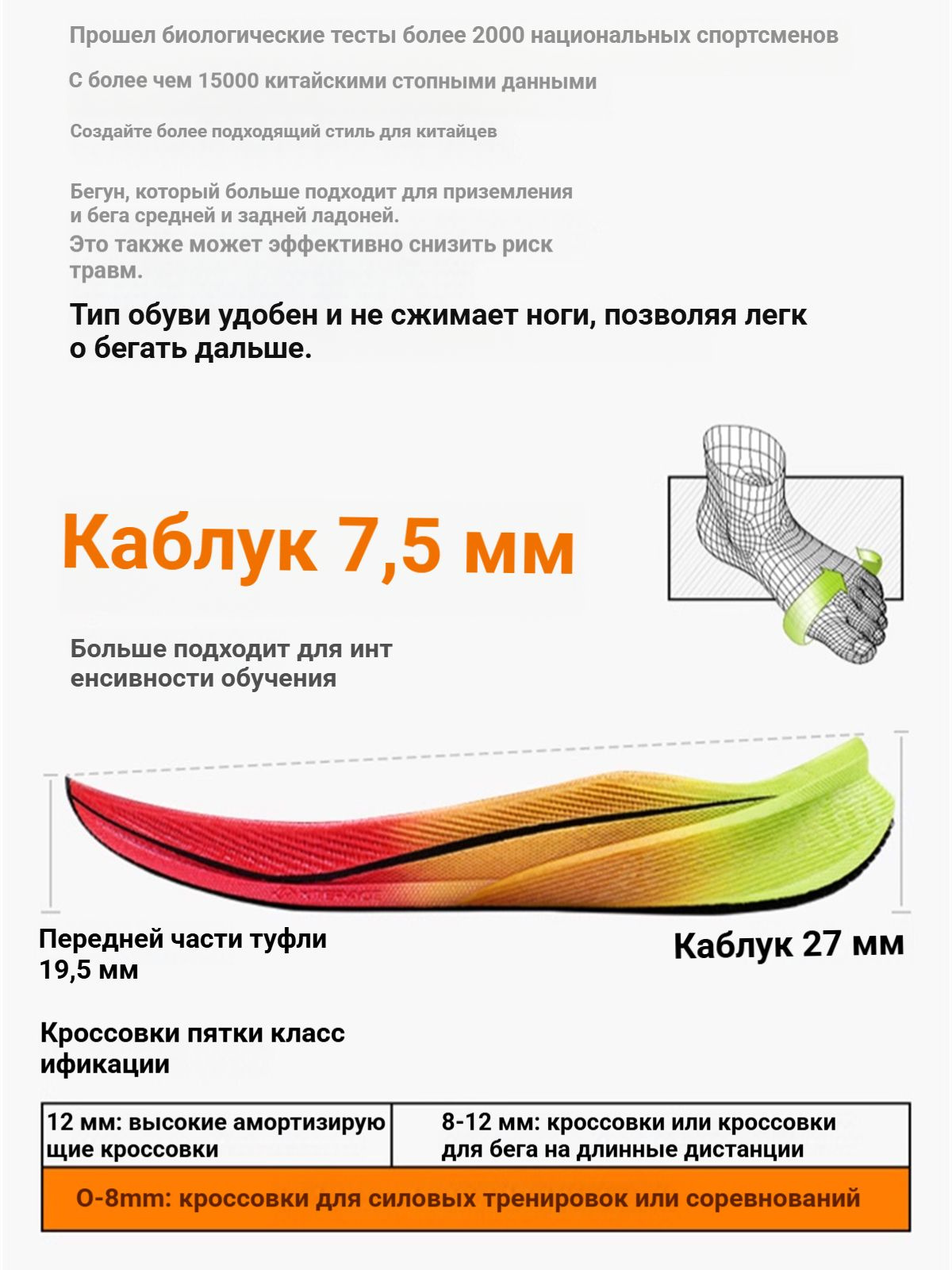 Кроссовки Мужской XTEP EVA Баскетбол, Бег, размер 39,5 На любой сезон ...