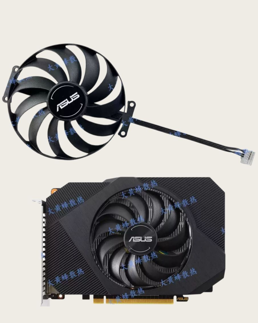 Вентилятор для видеокарты ASUS PHOENIX GTX1650 GTX1630,заменный кулер ...