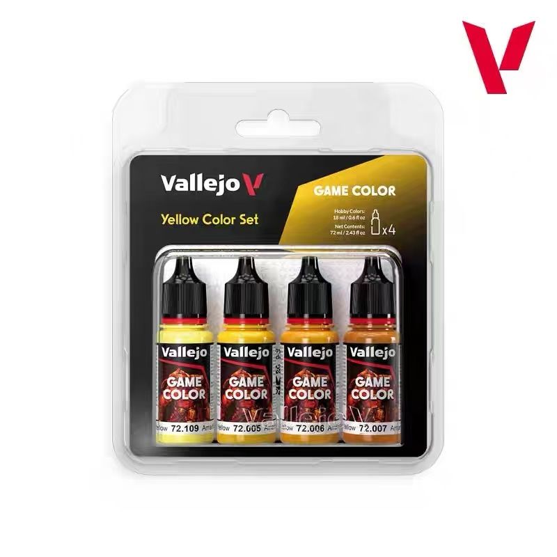 Краски акриловые для моделирования Vallejo серии Game color - Yellow ...
