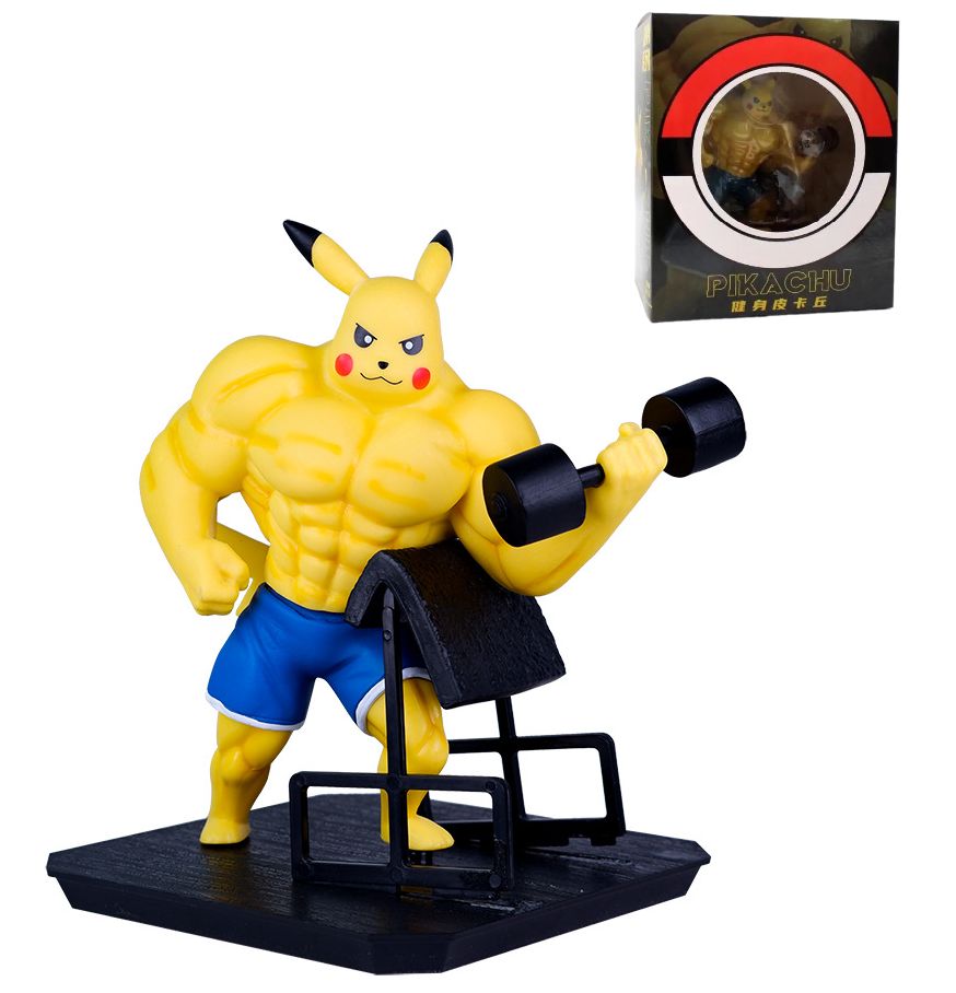 Фигурка Покемон Пикачу / Pokemon Pikachu muscle (17см) купить на OZON ...
