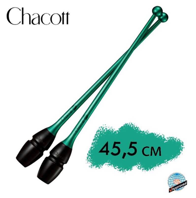 Булавы CHACOTT 45,5см Hi-Grip с улучшенным захватом (137) Изумрудный ...