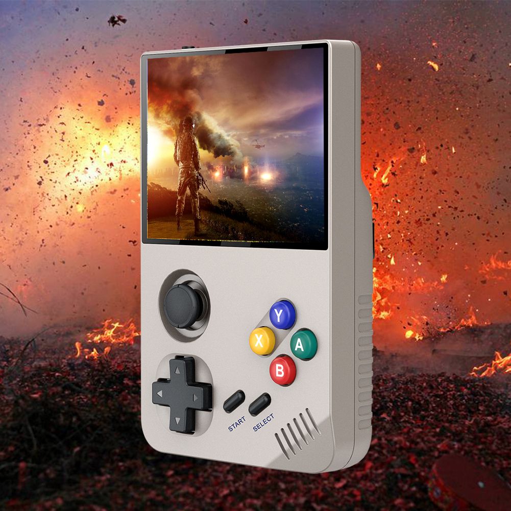 Игровая консоль M19 с джойстиком для аркадных игр, 3.5-дюймовый дисплей и поддержка 25 ...