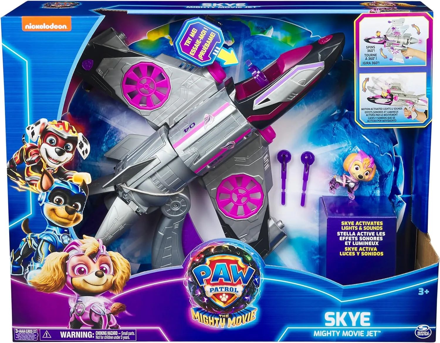Щенячий Патруль, набор Скай на крутящимся самолёте, Paw Patrol Skye ...