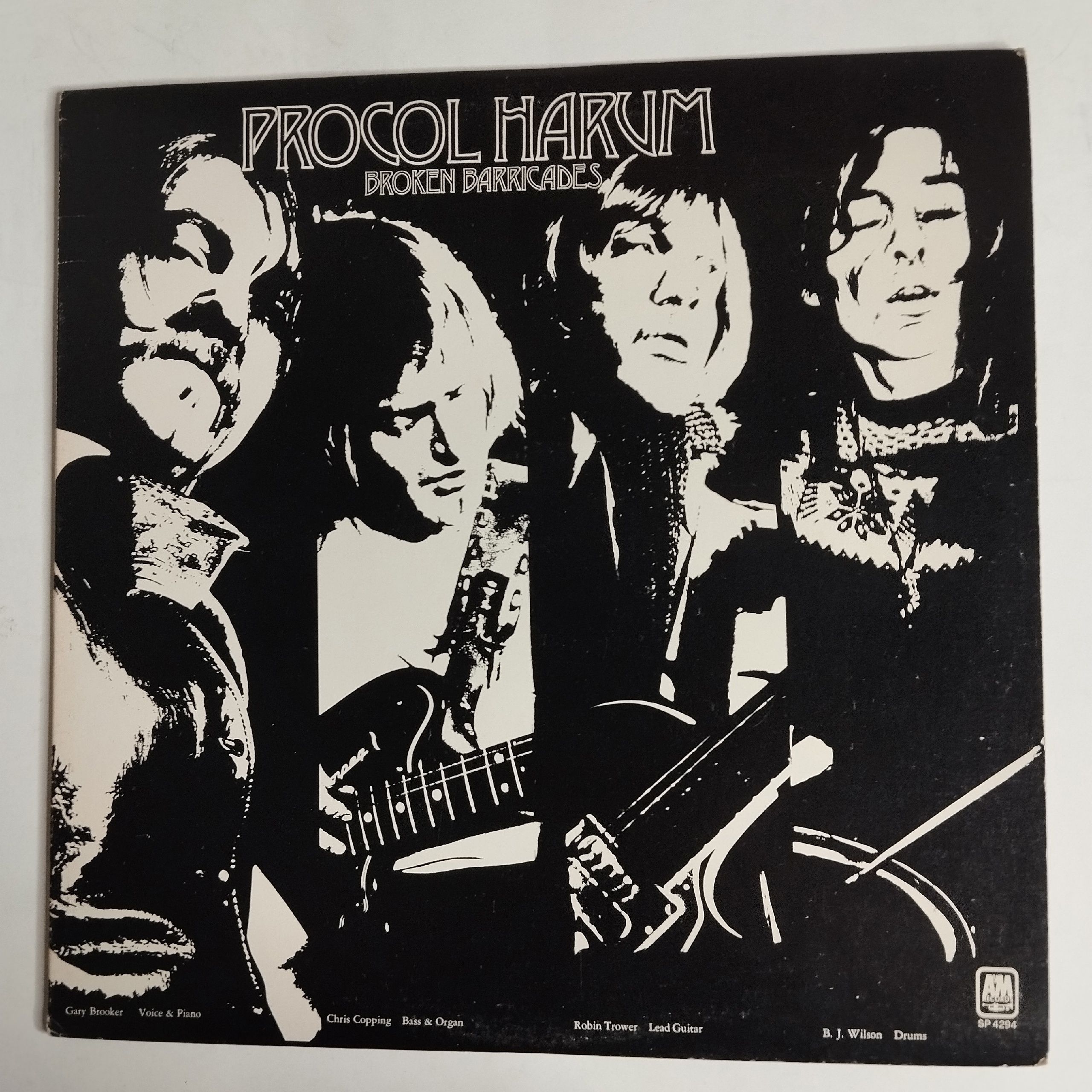 Винтажная виниловая пластинка LP Procol Harum Broken Barricades (USA ...