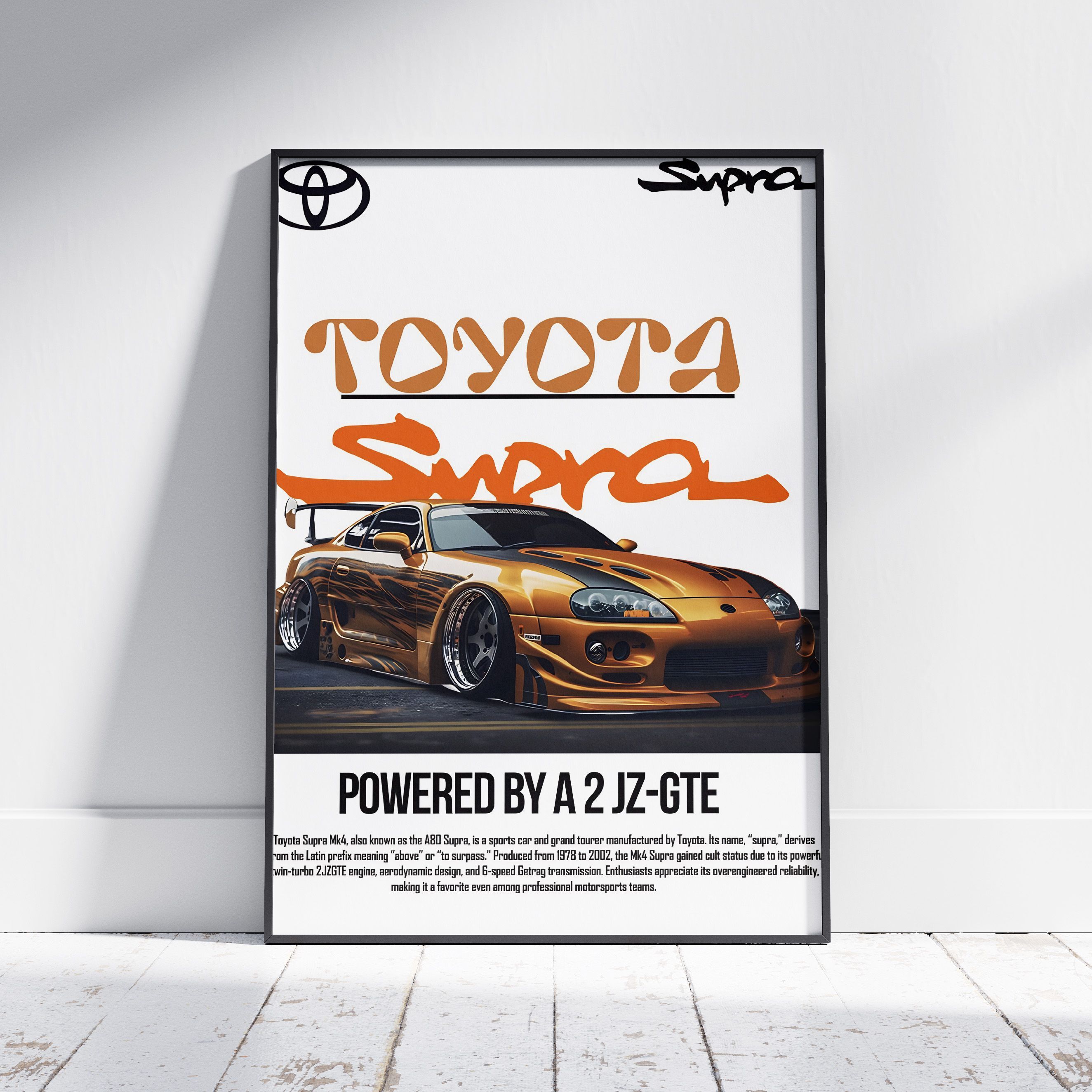 Постер HEAVEN POSTER Люди, Арт Toyota Supra 10, 42 30 купить c ...