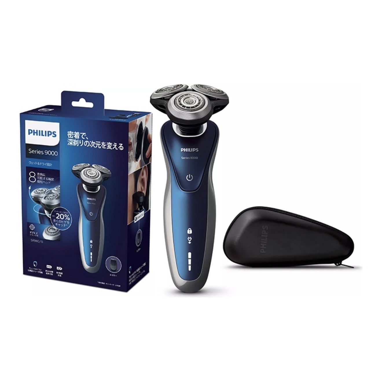 Philips Электробритва Электробритва Philips S8980, синий, голубой ...