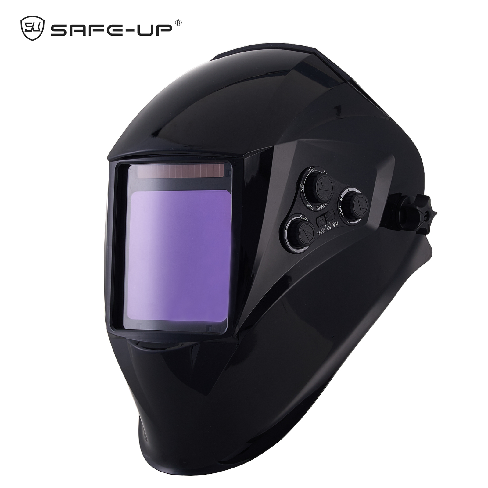 Маска сварочная, SU SAFE-UP 100*97 мм светофильтр из реального цветного ...