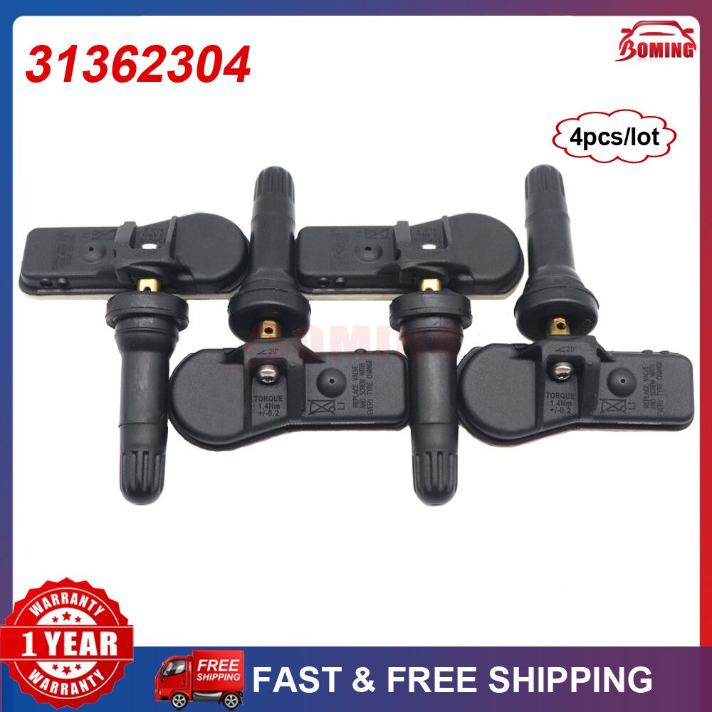 4 шт. Датчик давления в шинах TPMS для Volvo S80 V60 V90 XC90 S60 S90 ...