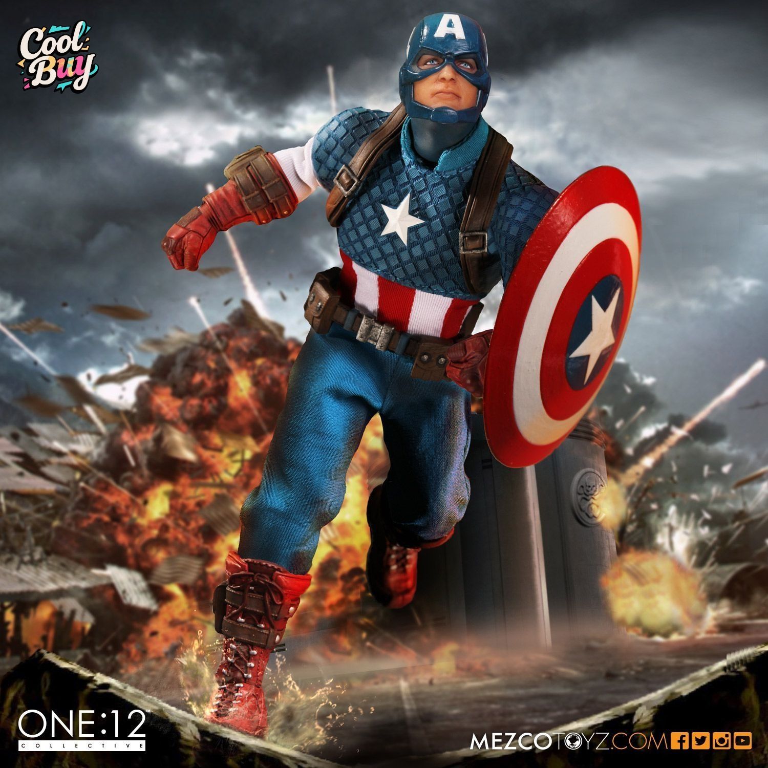 фигурки Mezco Toyz One:12 Marvel Legends Series Action Figures Captain ...