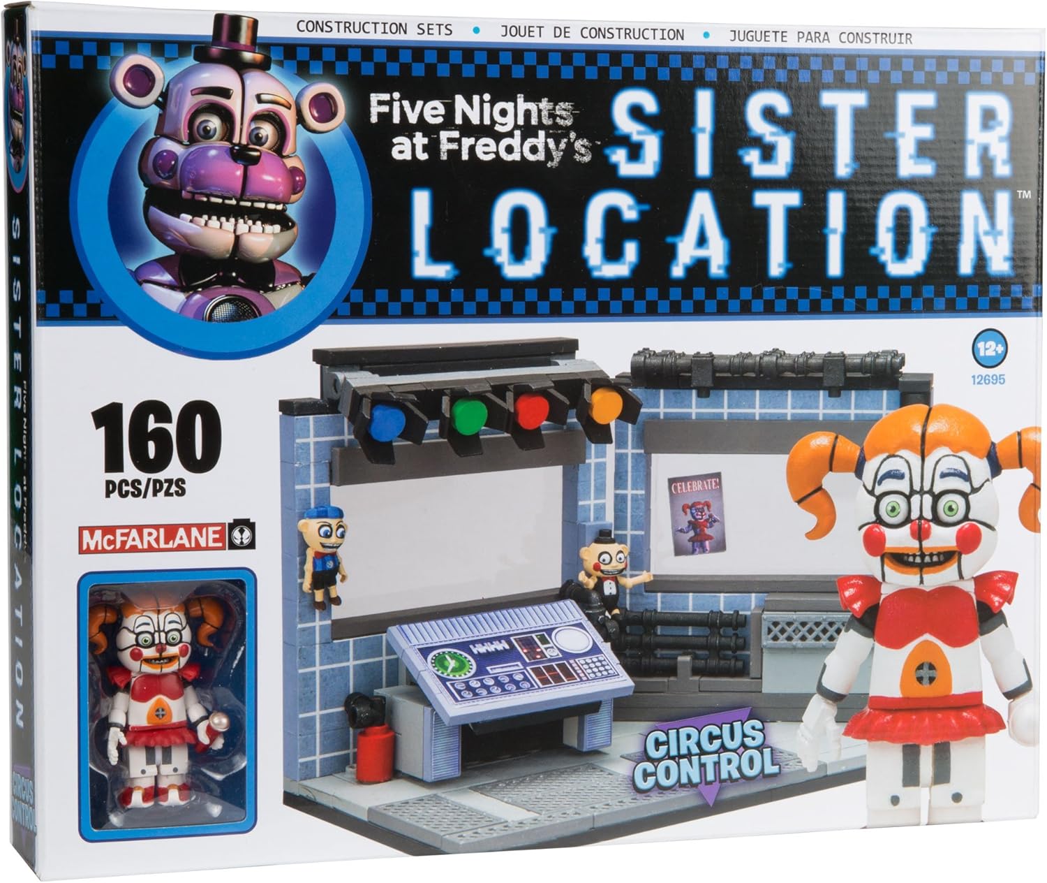 McFarlane Toys,Five Nights At Freddy's Circus Control Construction ...