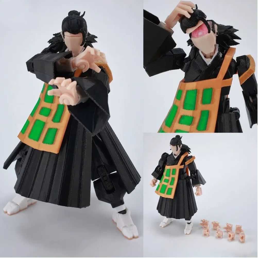 Фигурка Кенджаку (в теле Гэто) из Джу-джуцу Кайсен, 3D-печатная ...