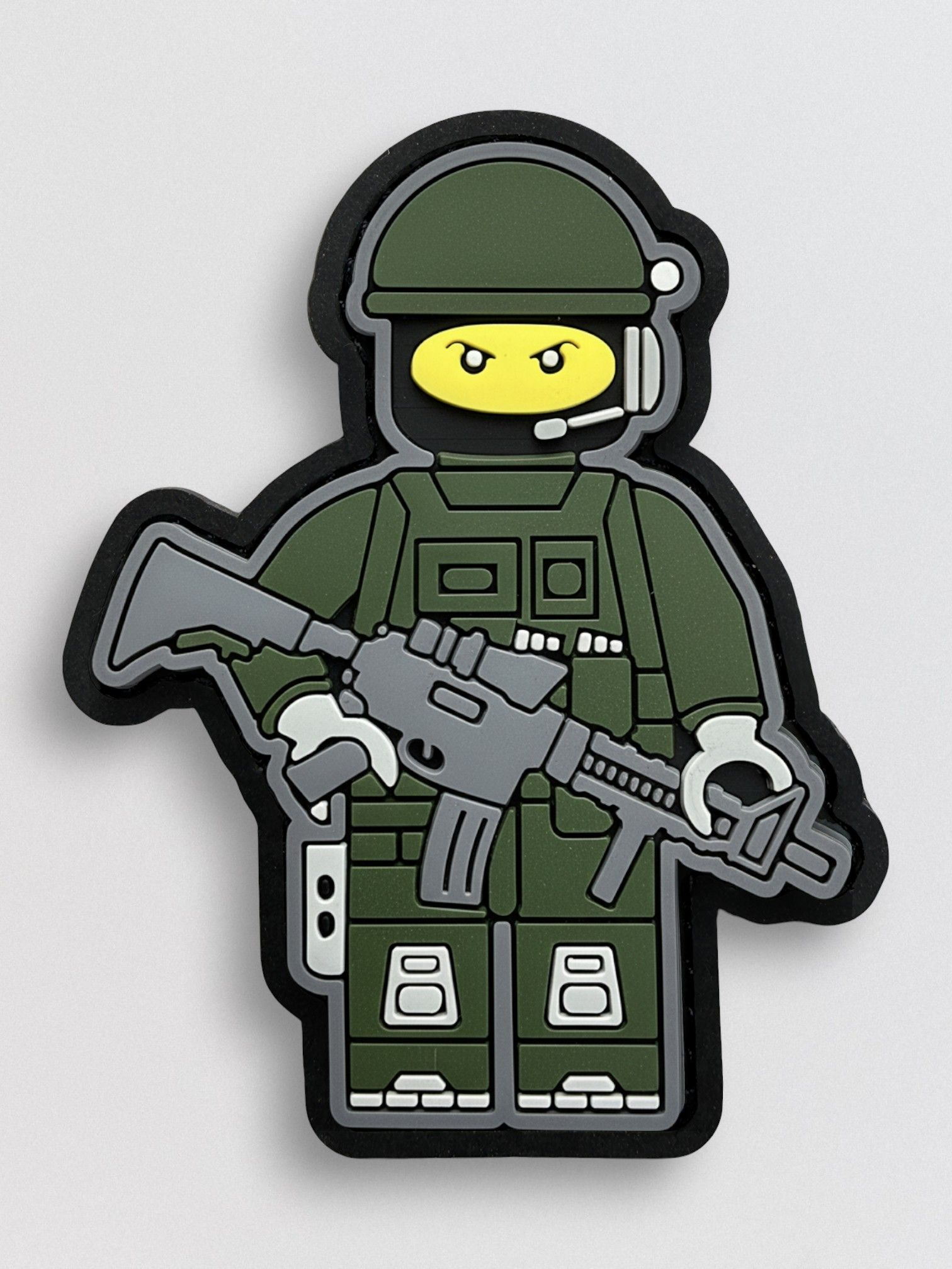 Патч ПВХ "Brick Operator с М4" ОРК ТАКТИК - липучка Velcro купить на ...