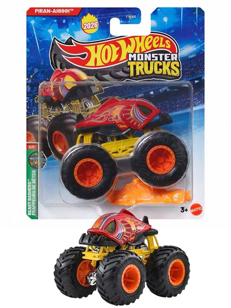 Машинка Mattel Hot Wheels Monster Trucks (Монстр трак)2026 FYJ44 Piran ...