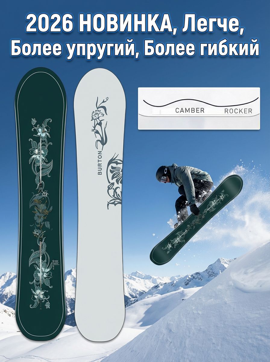 Burton Сноуборд, HALLUCINATE,142 купить на OZON по низкой цене (3323810181)