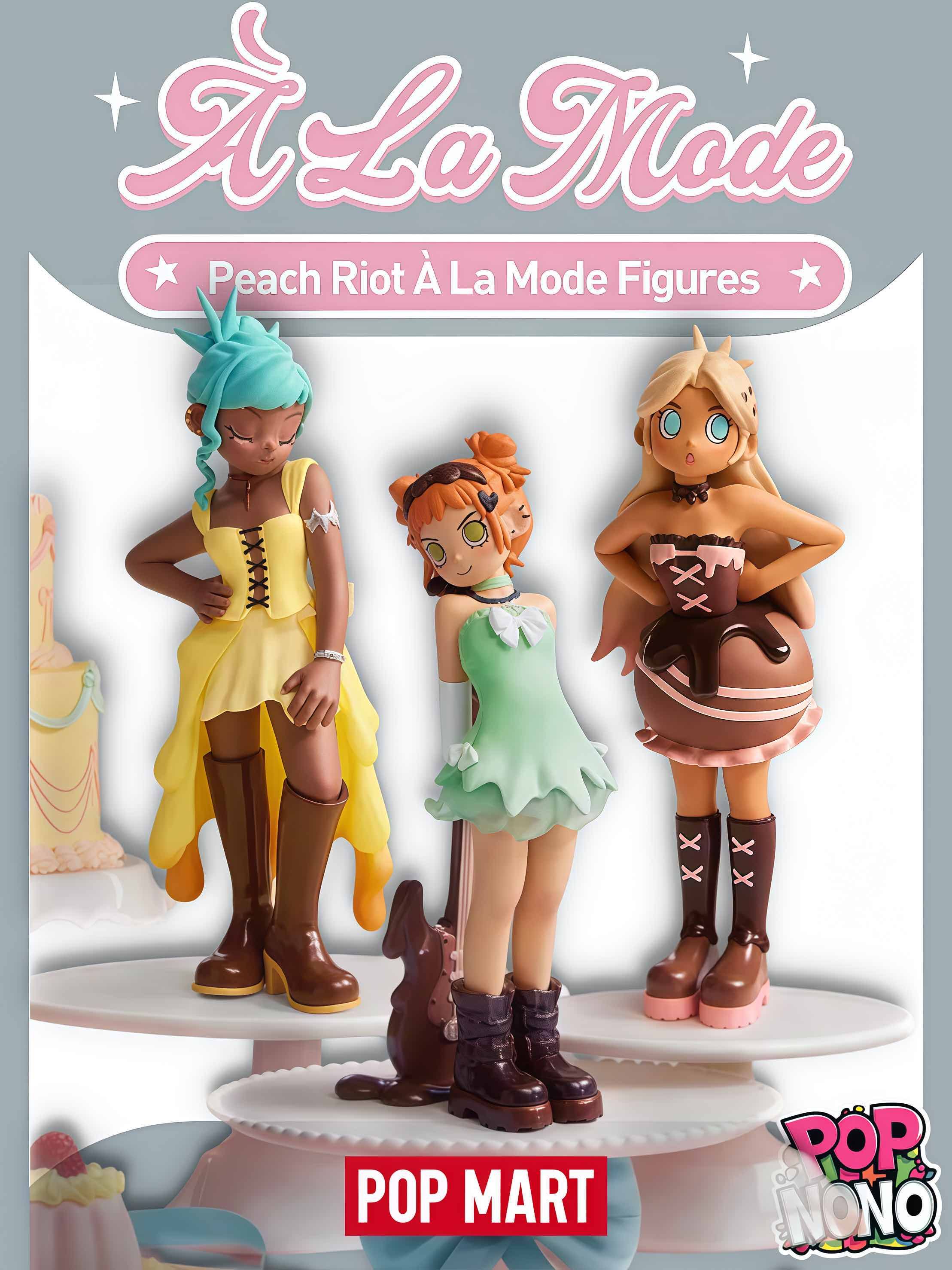 100% Original оригинал Коллекционная POP MART Peach Riot La Mode ...