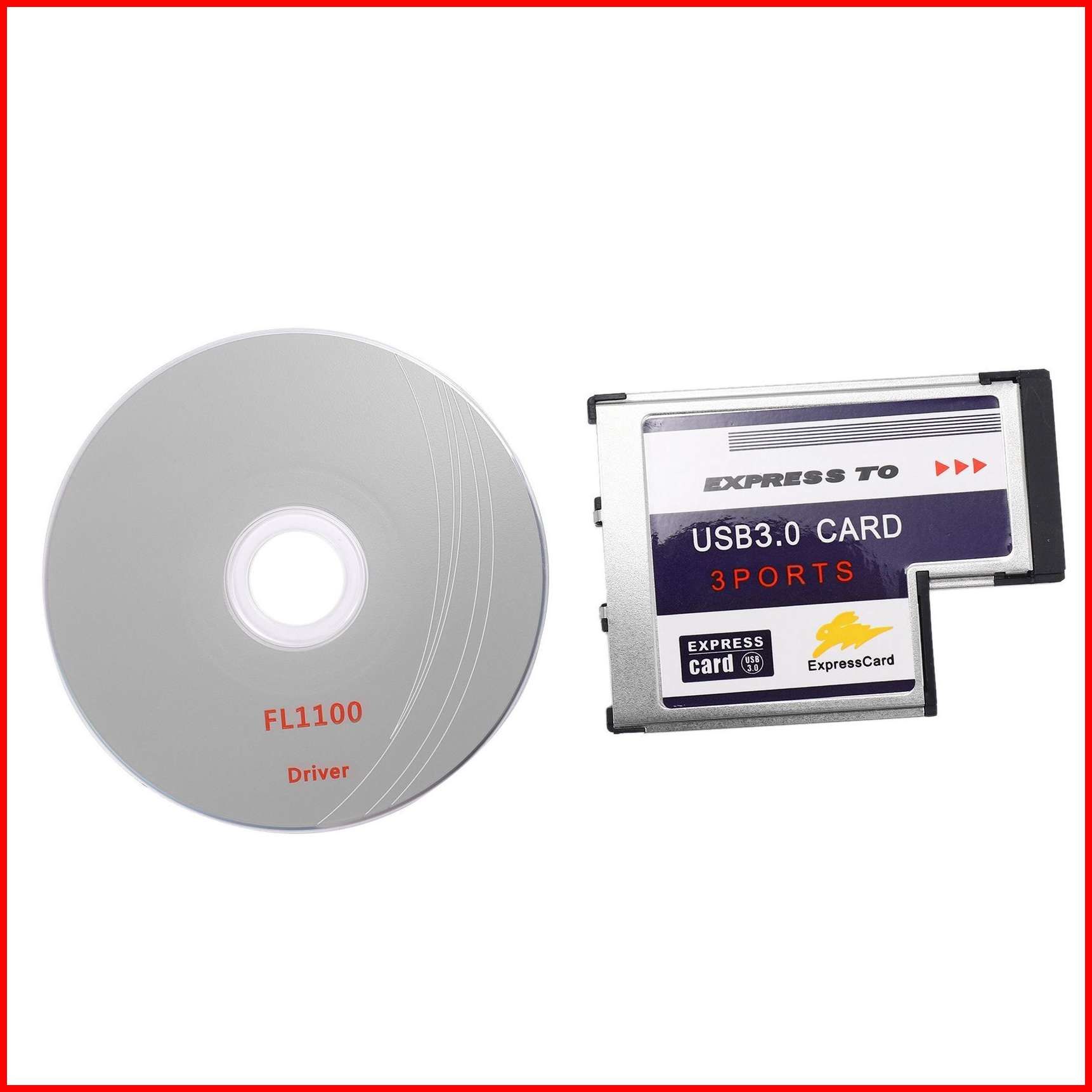 3-портовая карта USB 3.0 Express Card 54 мм PCMCIA Express Card для ...