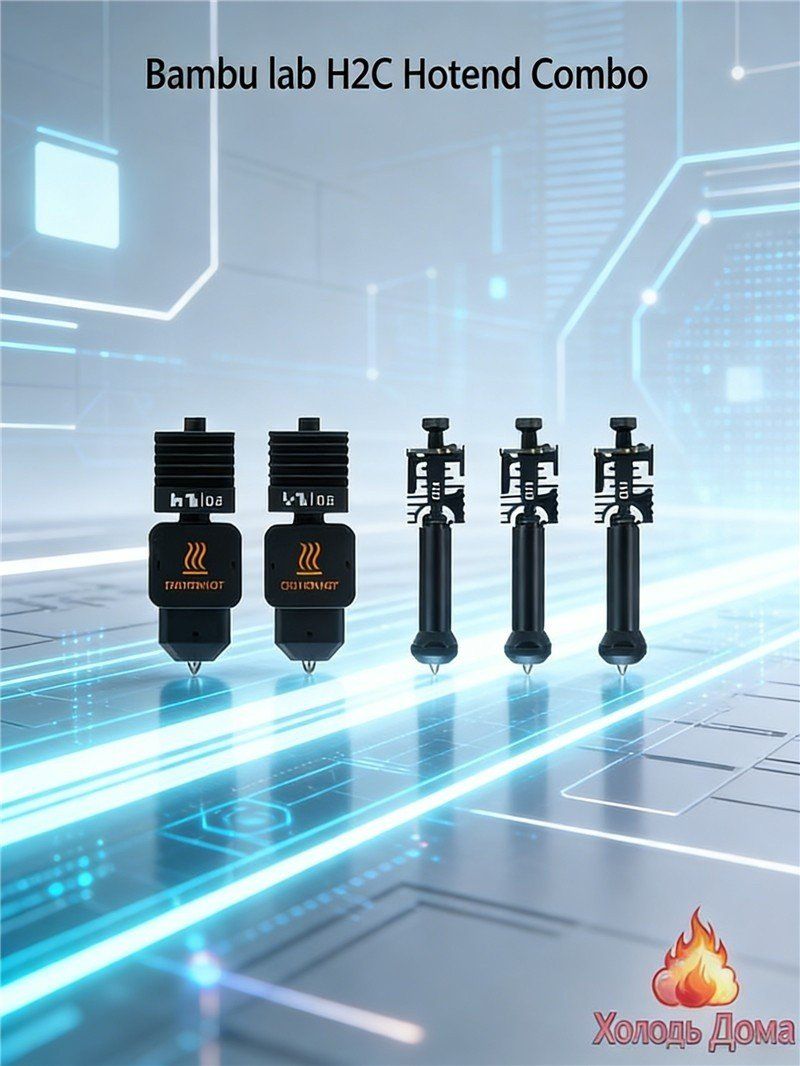 Детали 3D-принтера Bambu lab H2C Hotend Combo Vortek System купить на ...