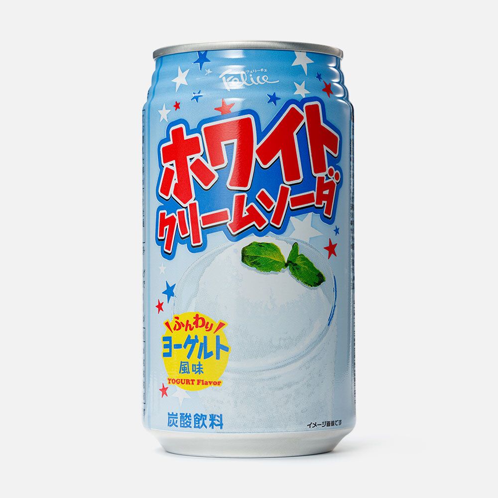 Напиток Tominaga Felice White Cream Soda газированный, 350 мл купить на ...