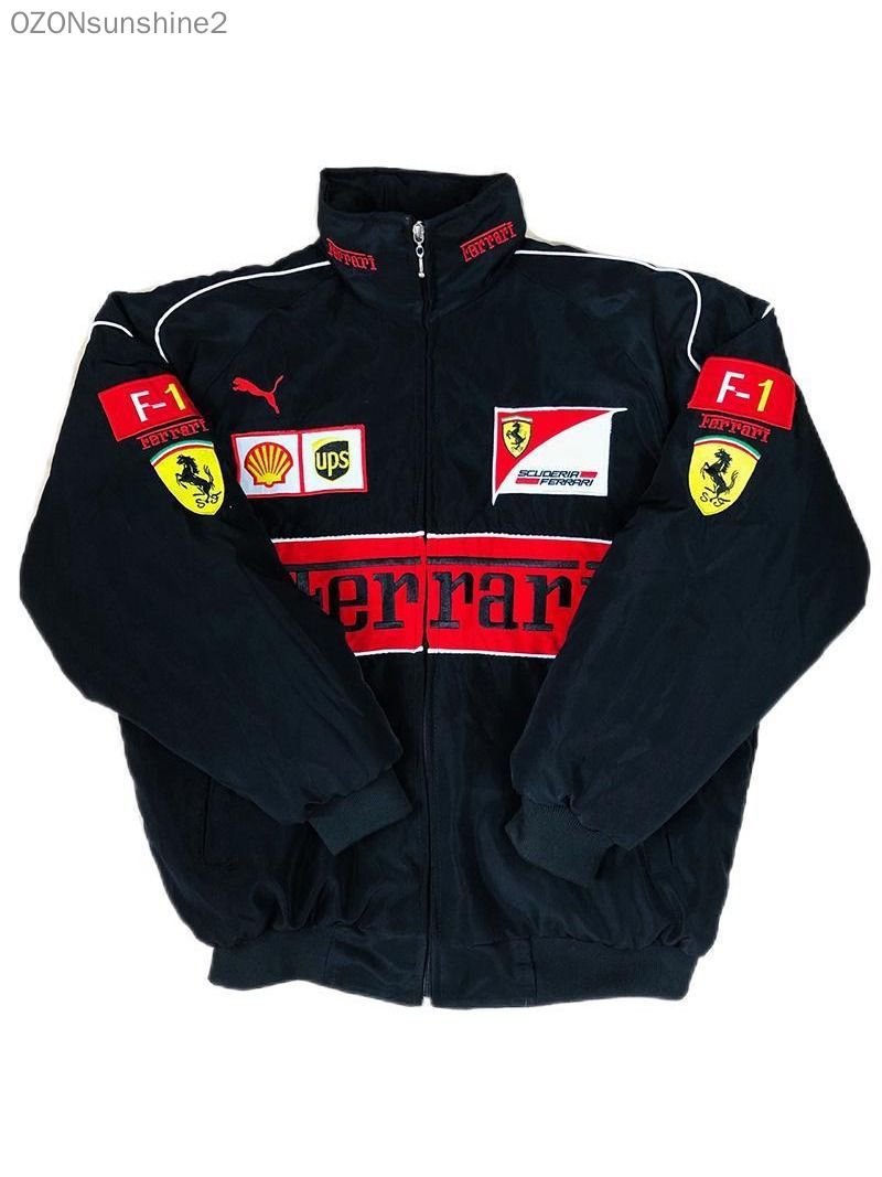 Мотоджерси vintage Ferrari F-1 racing bomber jacket купить на OZON по ...