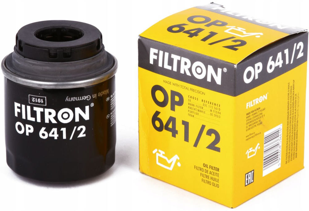 Фильтр масляный FILTRON OP 641/2 - купить по выгодным ценам в интернет-магазине OZON (1434201192)