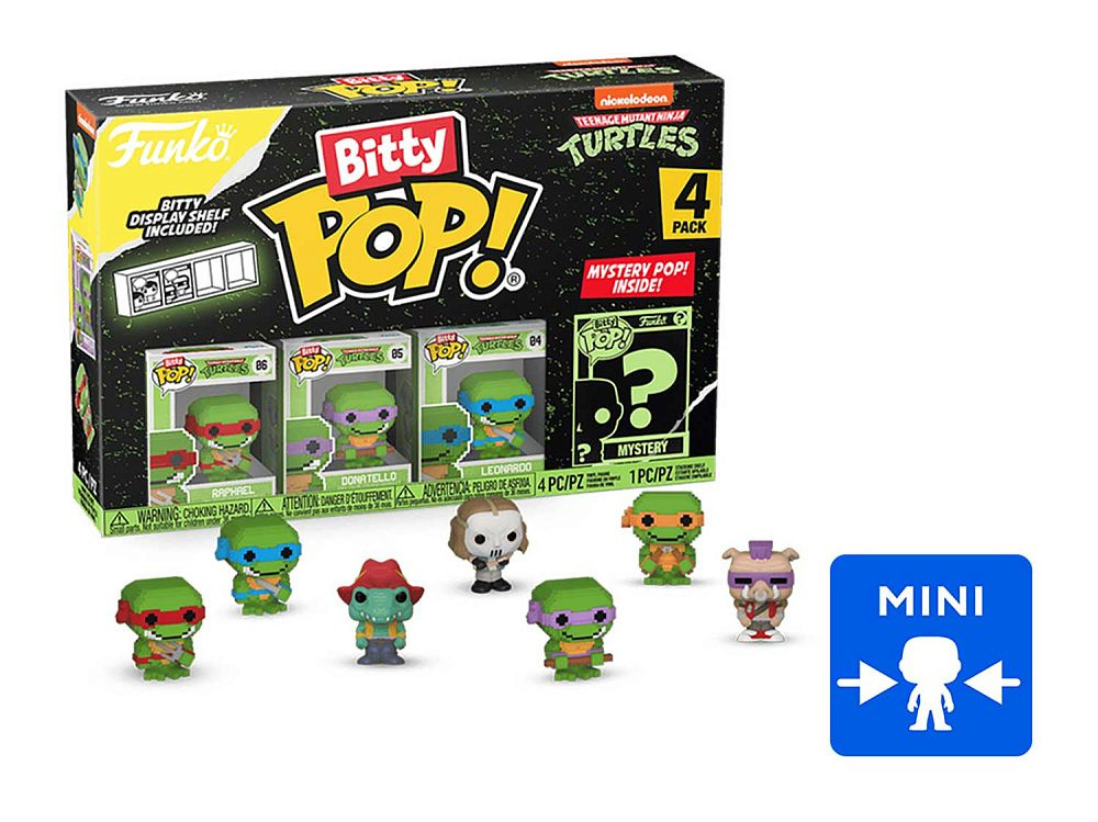 Фигурки Funko Bitty POP! 8-Bit TMNT - купить с доставкой по выгодным ...