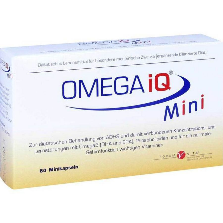 Omega IQ Mini Capsules, капсулы 60 шт. купить на OZON по низкой цене ...