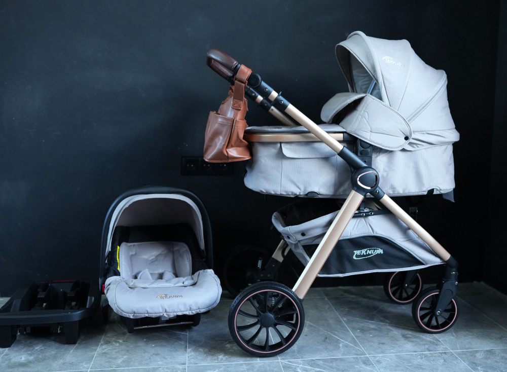 Коляска детская Teknum X1-D+C 3в1 трансформер, для новорожденных и ...