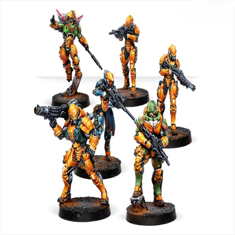 Миниатюры для Infinity Corvus Belli Invincible Army Yu Jing Sectorial ...