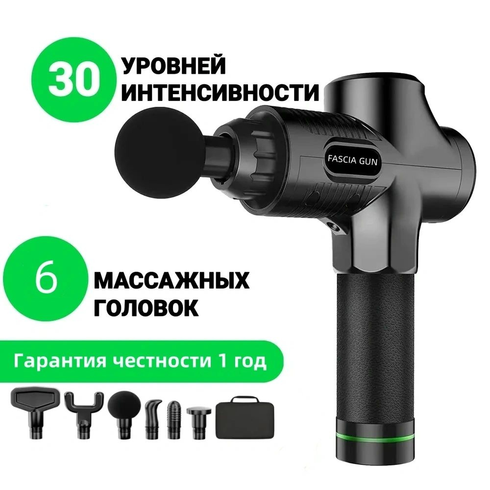 Перкуссионный массажер для тела и мышц FASCIA GUN - купить с доставкой ...