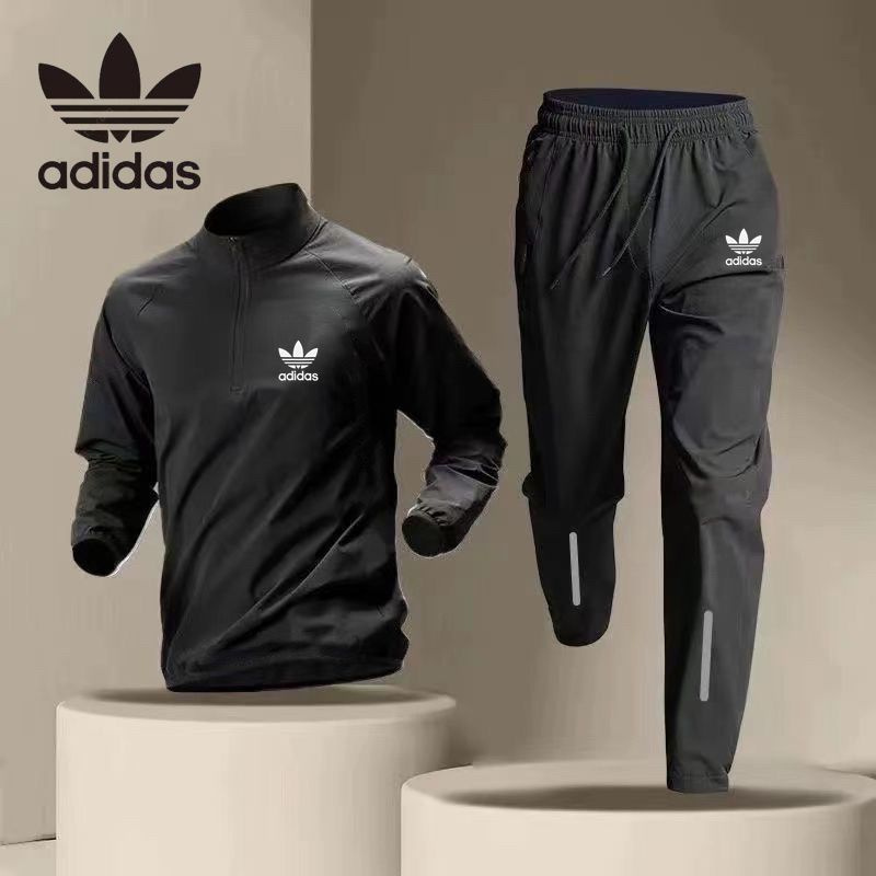 Костюм спортивный Мужской, Женский adidas Originals Повседневный черный ...
