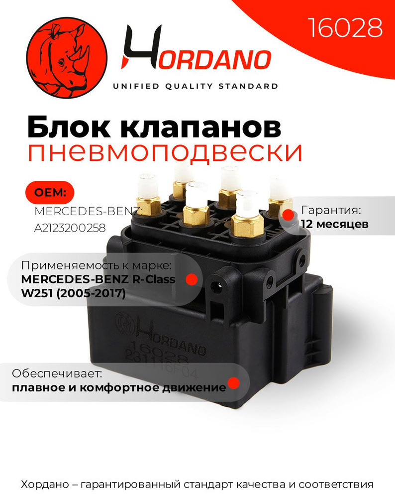 Блок клапанов пневмоподвески MERCEDES-BENZ R-Class W251 (2005-2017 ...