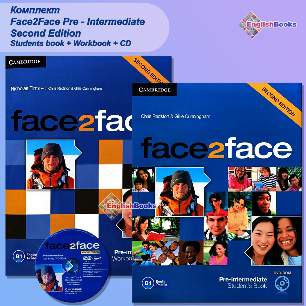 Face2Face Pre-Intermediate Second Edition, комплект с CD - купить с доставкой по выгодным ценам ...