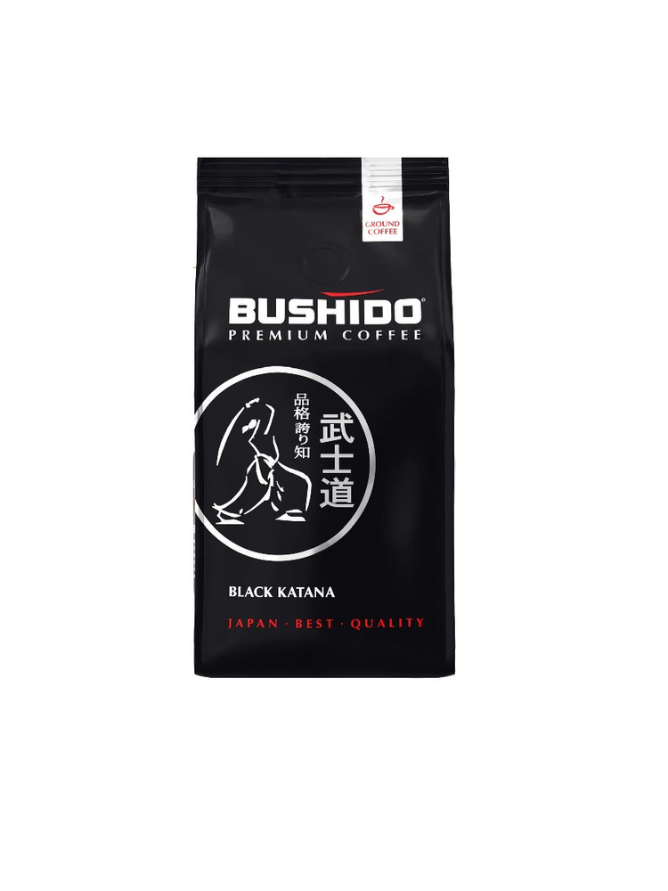 Кофе Bushido Black Katana молотый, 227 г - купить с доставкой по ...
