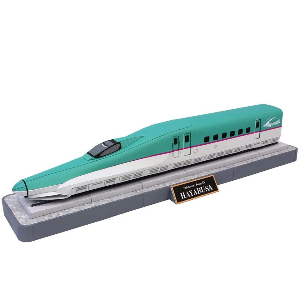 Локомотивов Поезд, 3D бумажная модель, Papercraft оригами ZX-060 ...