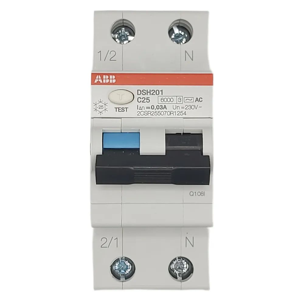 Дифференциальный автомат ABB 1P+N DSH201 C25 AC30 2CSR255070R1254 купить по низкой цене в ...
