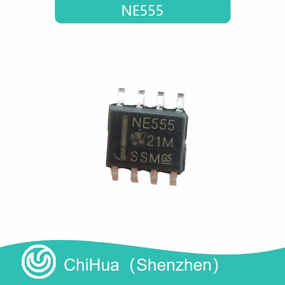 NE555, Микросхема, NE555N / NE555P, Таймер прецизионный, корпус SOP-8 ...