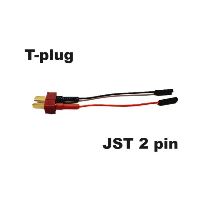 Адаптер переходник T Plug на Jst 2pin Re Jr Servo папа мама N14