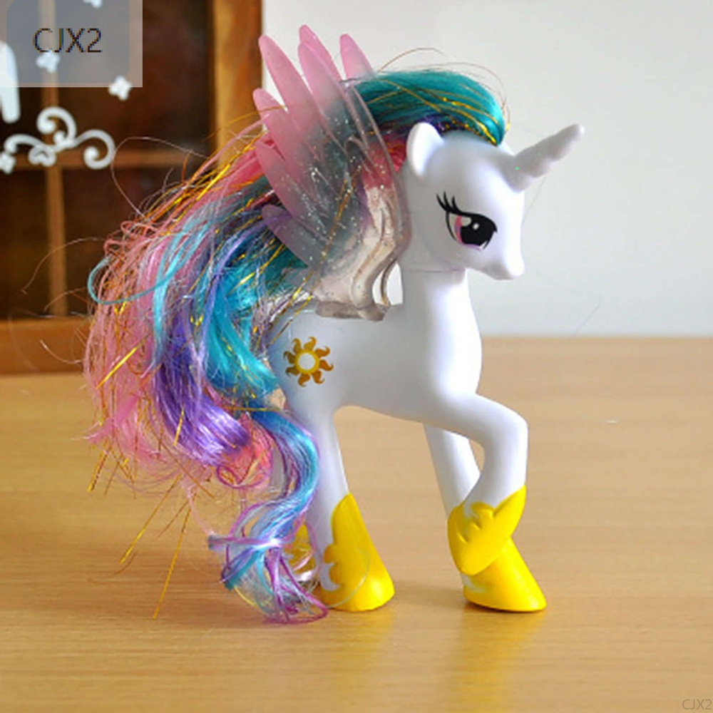 Warm Home 1 шт. 14 см My Little Pony Moon Princess фигурку куклы из ПВХ ...