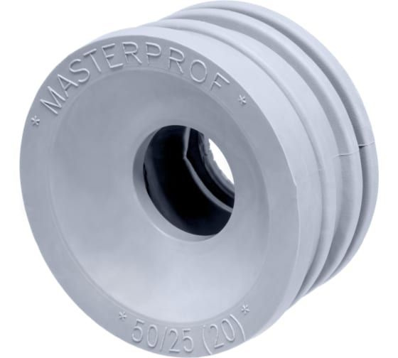 Сантехническая манжета для канализации MPF 50x25, серая, уплотнительная, переходная ИС.131769 ...