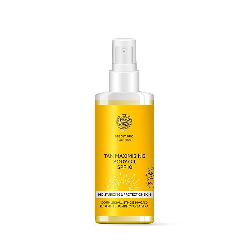 Масло "TAN MAXIMISING BODY OIL "для интенсивного загара SPF 10 с ...