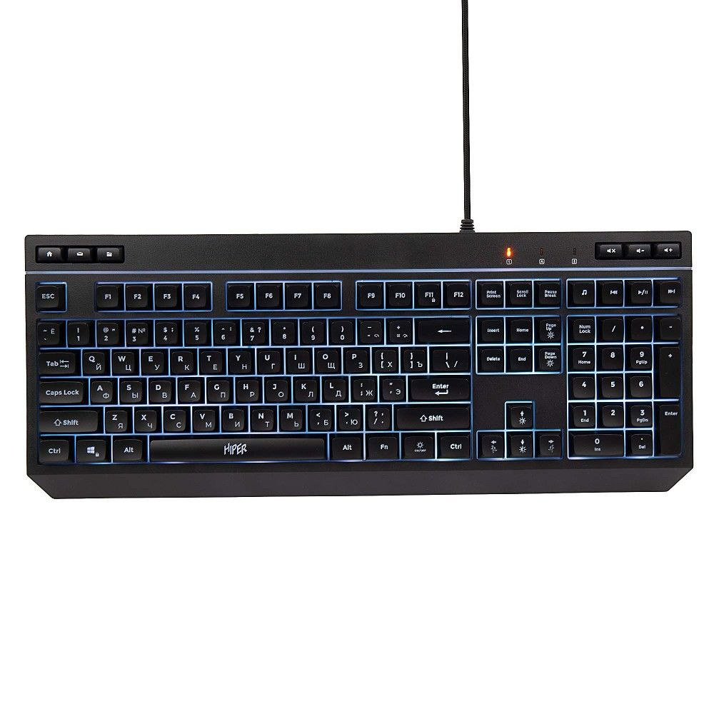Hiper Игровая клавиатура GKEY - 1100, черный купить на OZON по низкой ...